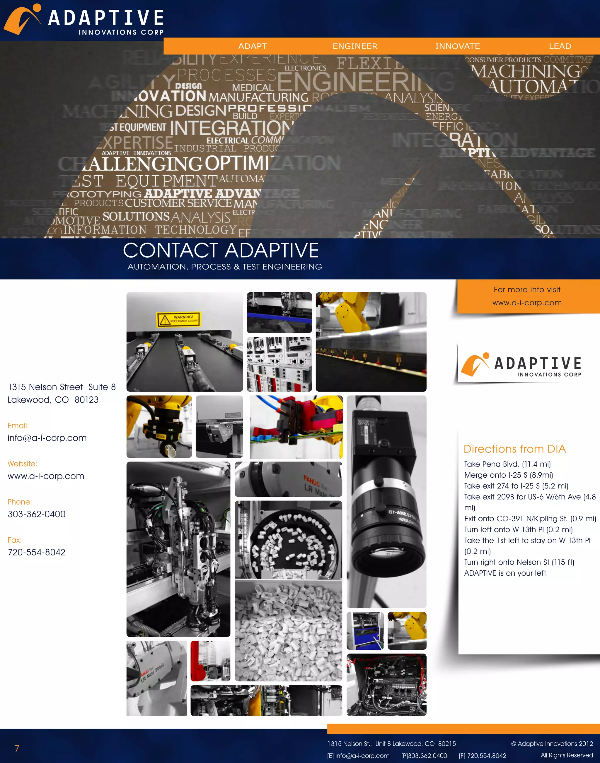Adaptive innovations digital brochure | PDF