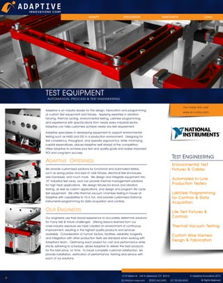Adaptive innovations digital brochure | PDF