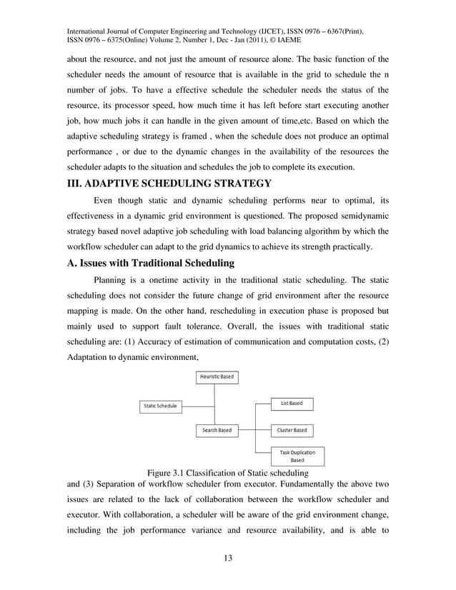 Adaptive Job Scheduling With Load Balancing For Workflow Application Pdf