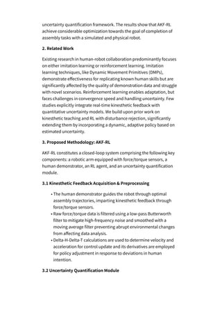Adaptive Kinesthetic Feedback Reinforcement Learning for Collaborative ...
