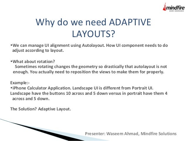 Adaptive Layout In iOS 8