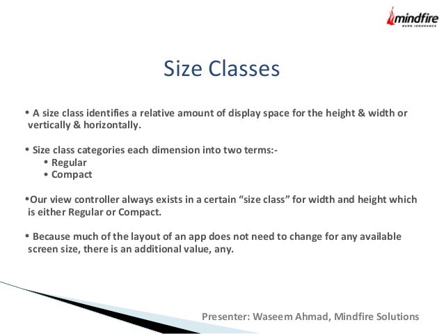 Adaptive Layout In iOS 8