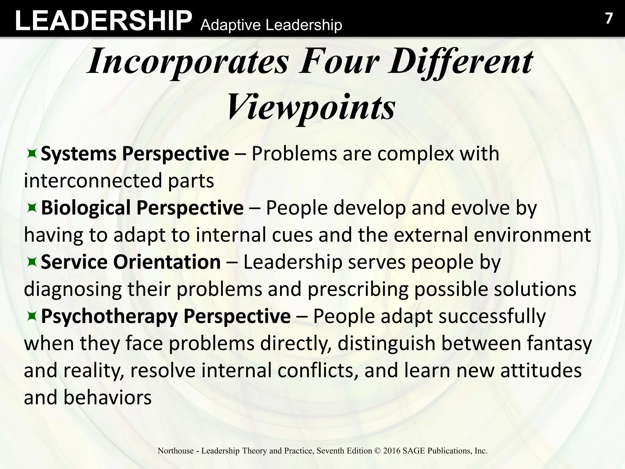 Adaptive leadership | PDF