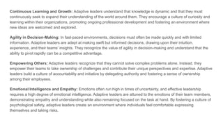 Adaptive Leadership Responding to Complex Challenges with Flexibility ...