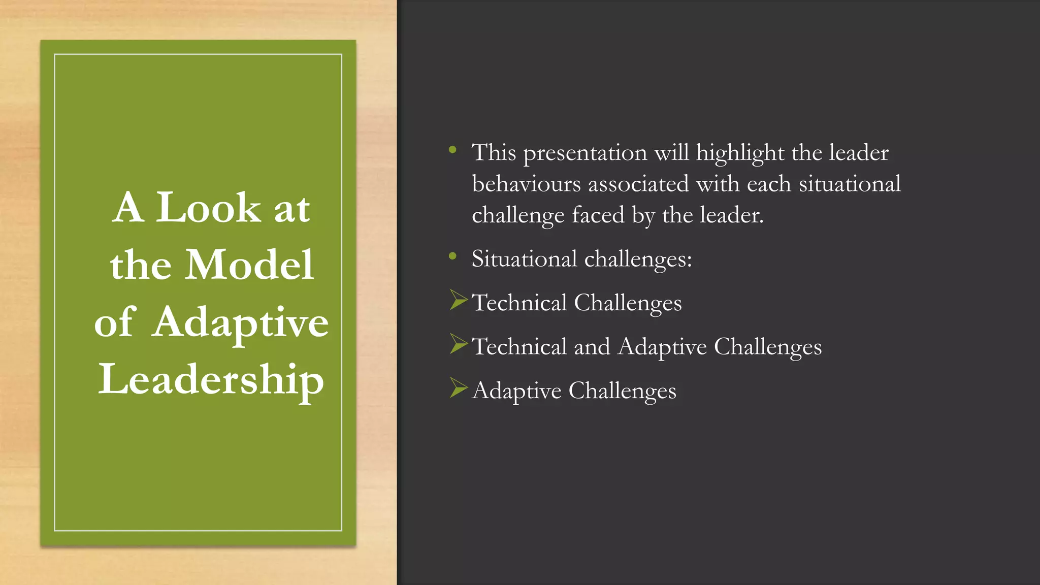 Adaptive leadership | PPTX