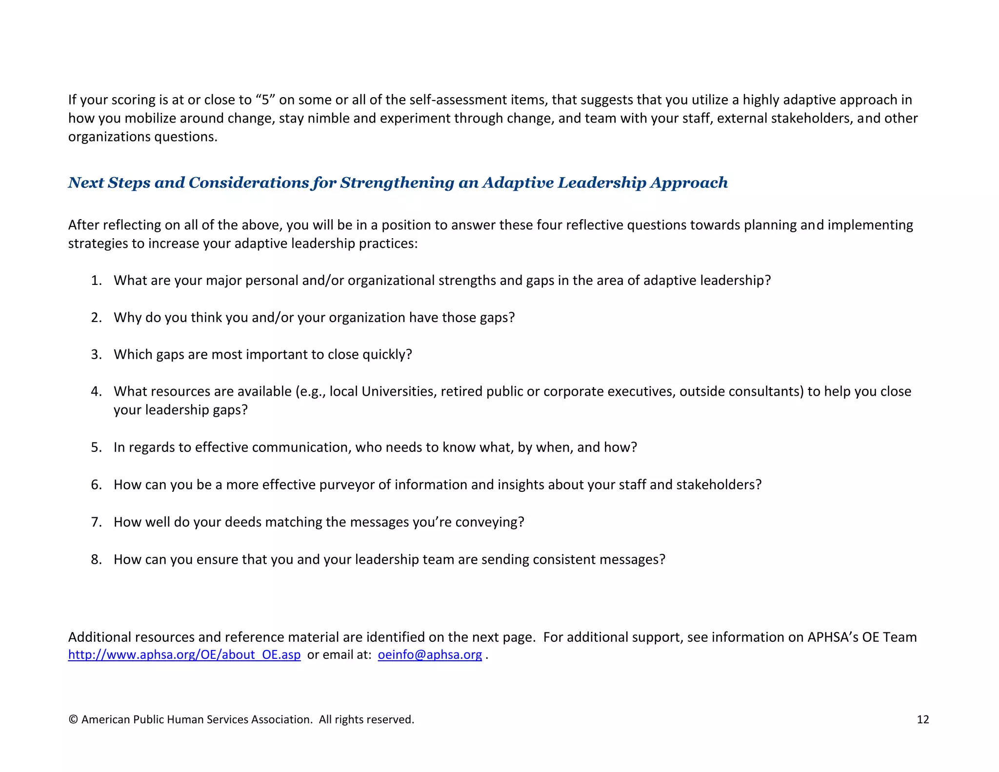 Adaptive leadership toolkit | PDF
