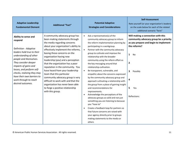 Adaptive leadership toolkit | PDF