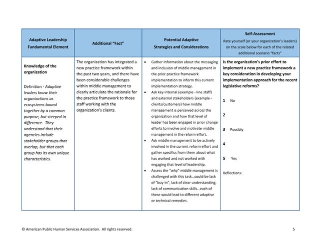 Adaptive leadership toolkit | PDF