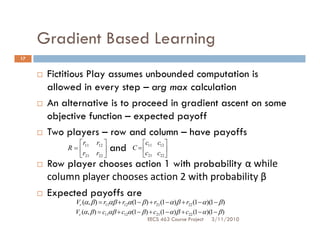 Adaptive Learning In Games | PDF