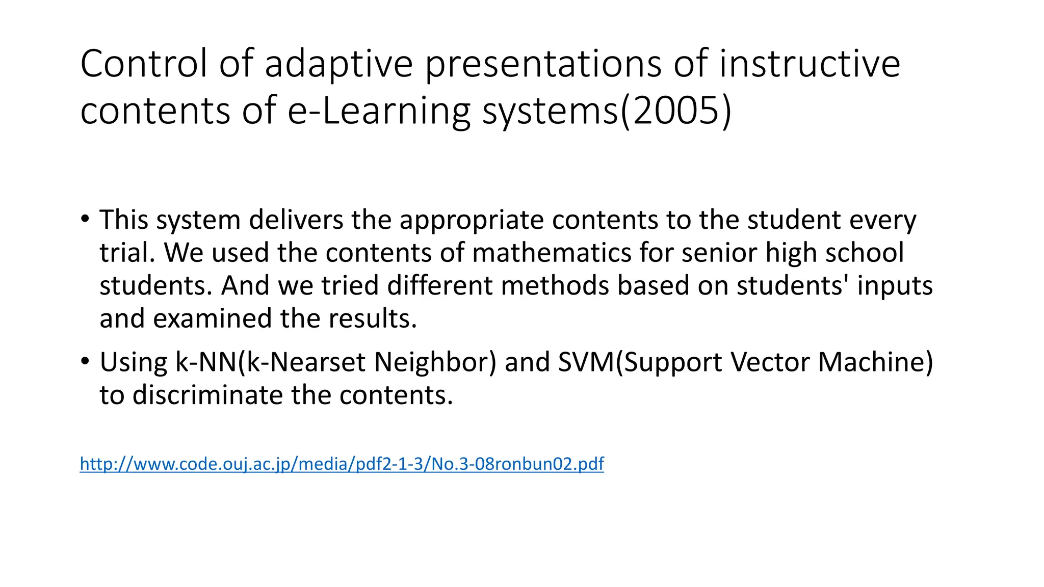 Overview of Adaptive learning | PPT