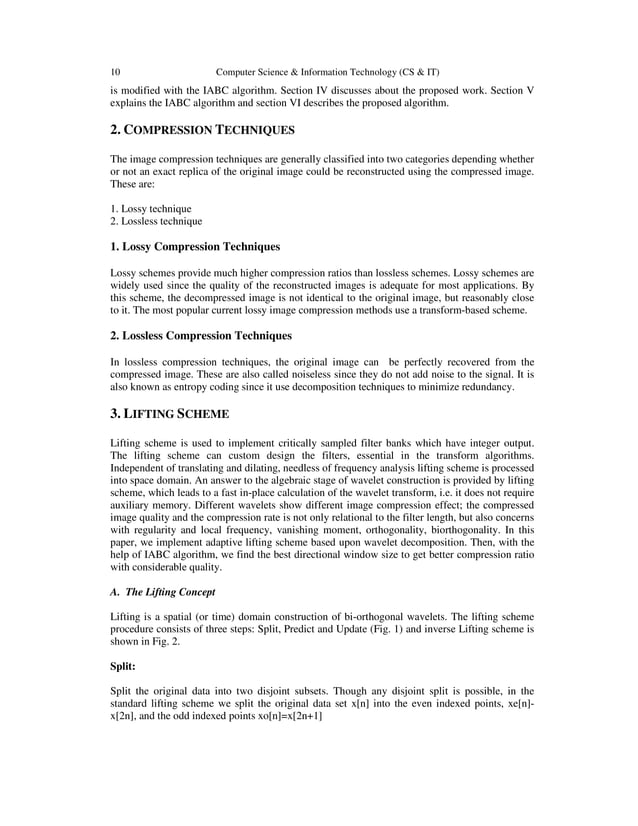 Adaptive lifting based image compression scheme using interactive artificial bee colony ...