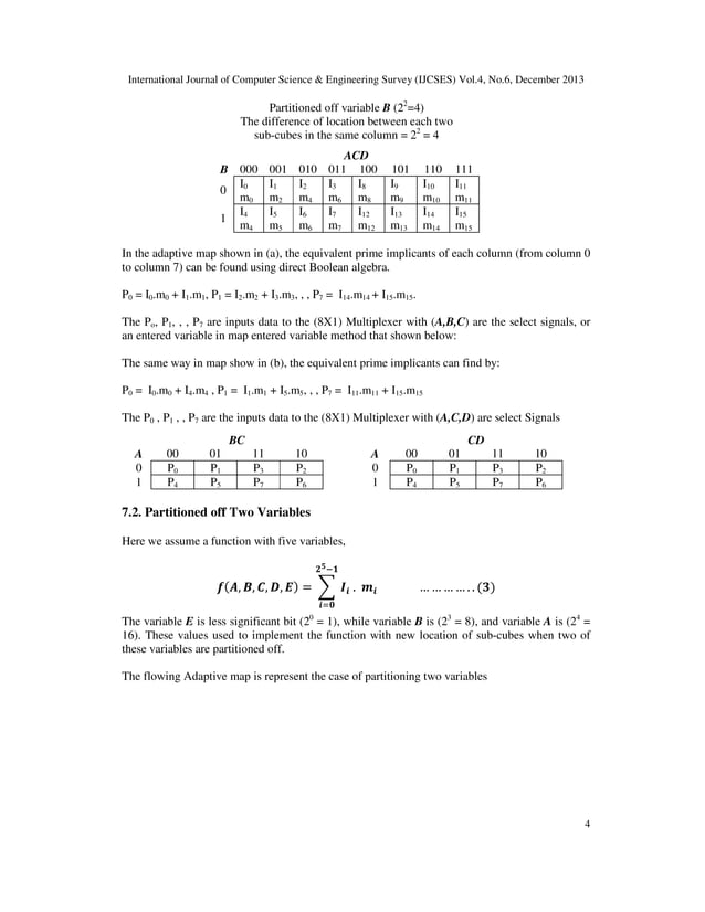 ADAPTIVE MAP FOR SIMPLIFYING BOOLEAN EXPRESSIONS | PDF