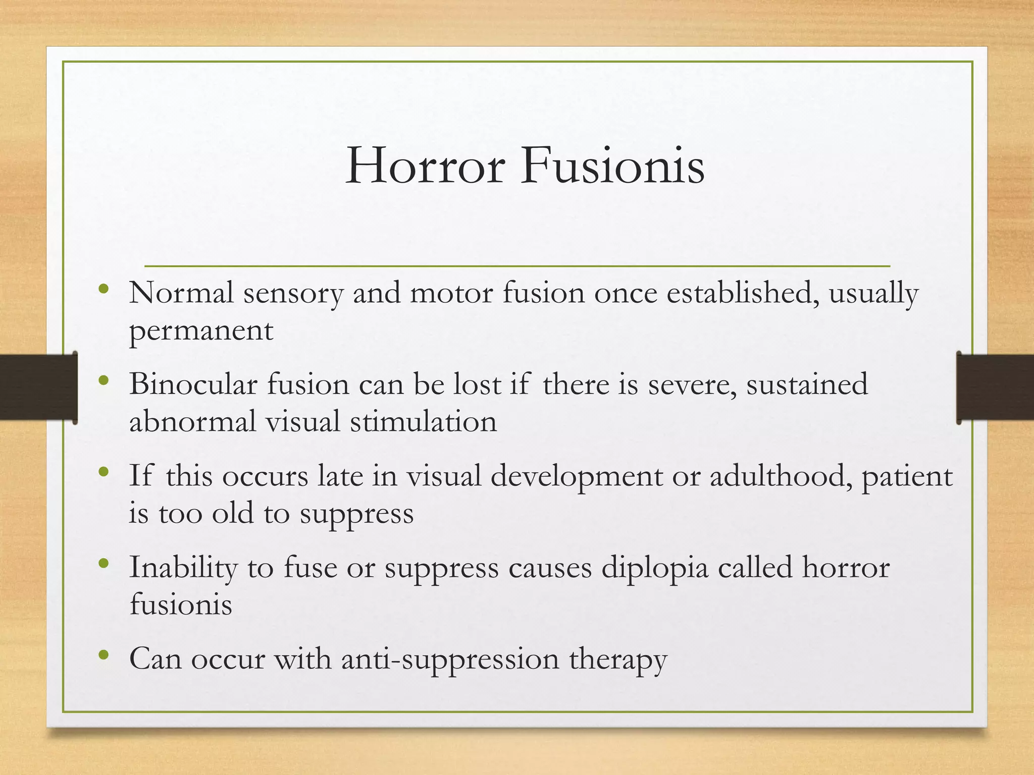 Adaptive mechanism of squint | PPT