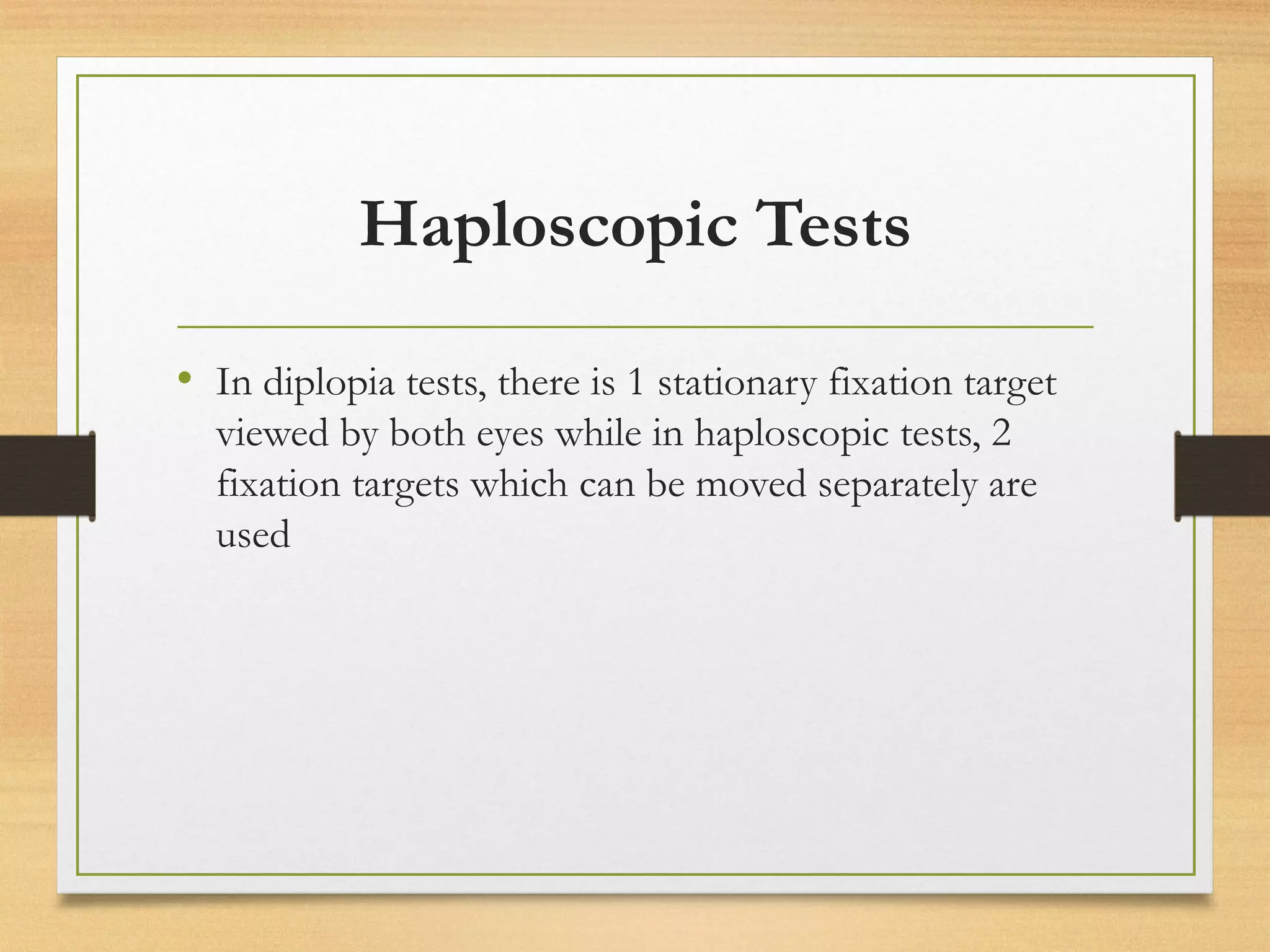 Adaptive mechanism of squint | PPT