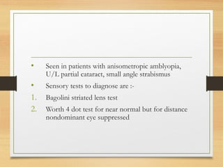 Adaptive mechanism of squint | PPT