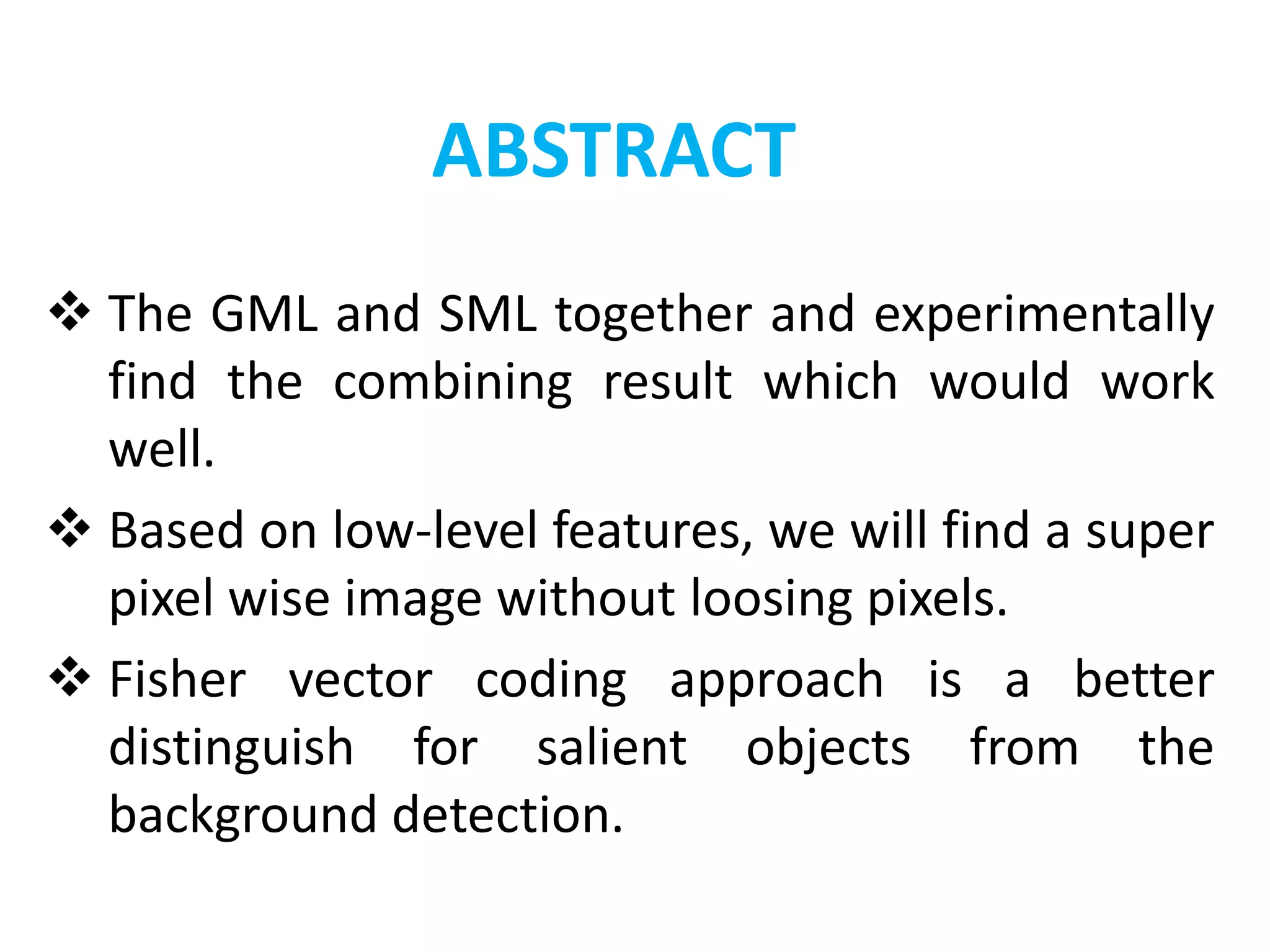 Adaptive metric learning for saliency detection | PPT