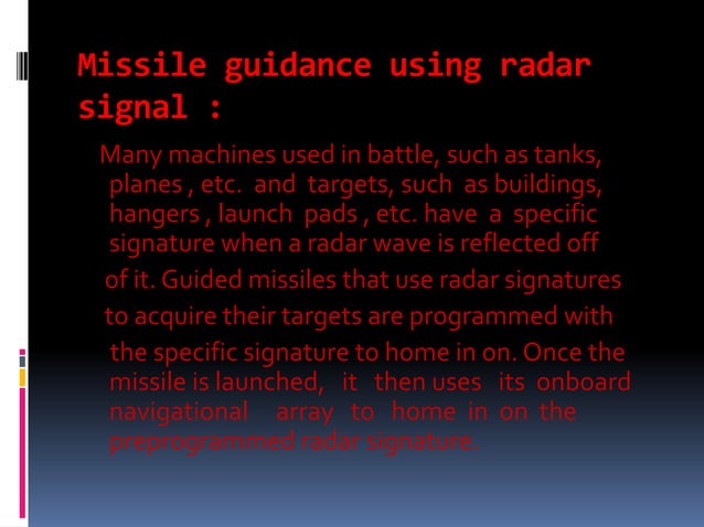 Adaptive missile guidance using gps | PPT