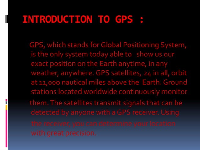 Adaptive missile guidance using gps | PPT