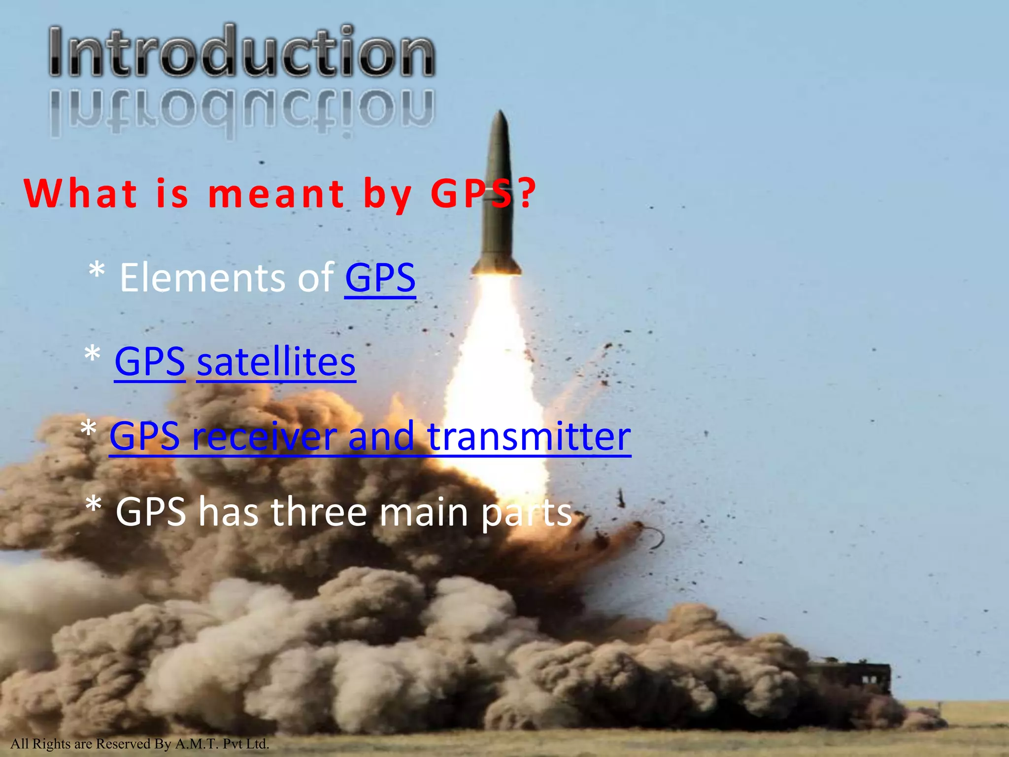 Adaptive missile guidance using gps by ankush m. tayade | PPTX