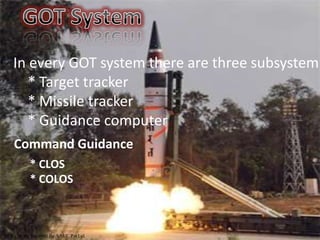 Adaptive missile guidance using gps by ankush m. tayade | PPTX