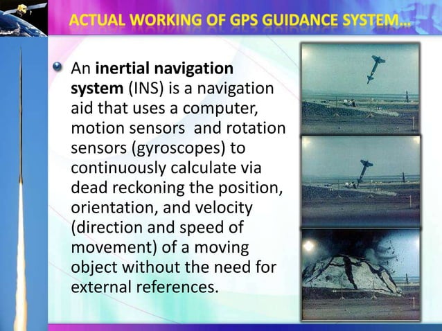 Adaptive missile guidance using gps ppt | PPTX