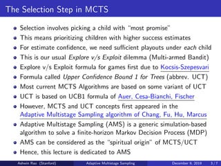Adaptive Multistage Sampling Algorithm: The Origins of Monte Carlo Tree ...