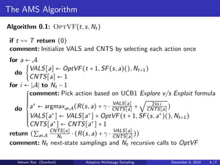 Adaptive Multistage Sampling Algorithm: The Origins of Monte Carlo Tree ...
