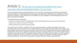 Adaptive music education | PPTX