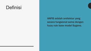 Adaptive neuro fuzzy inference system (anfis) | PPTX