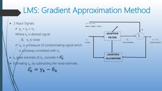 Adaptive Noise Cancellation | PPTX