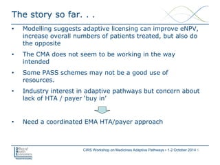 Adaptive Pathways as Incentives for Innovation | PPT