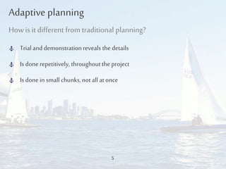 2016-02-10 Agile Talks #12 - Adaptive Planning | PPTX