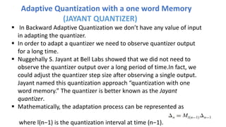 Adaptive quantization methods | PPTX