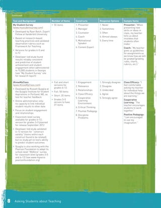 Adaptive Questionnaire for Teaching Survey | PDF