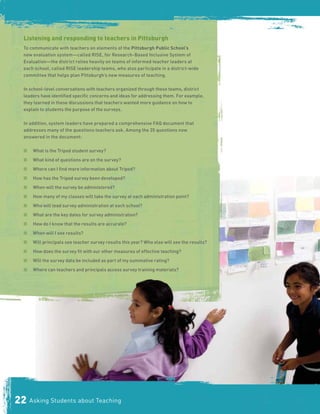 Adaptive Questionnaire for Teaching Survey | PDF