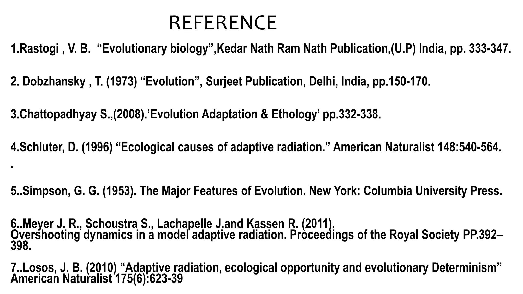 Adaptive radiation in mammals | PPTX