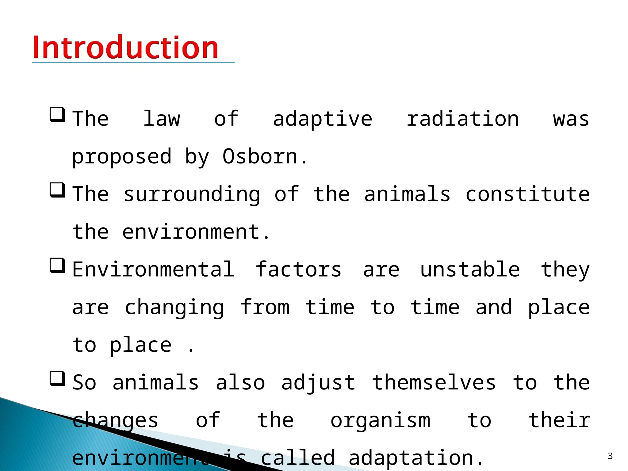 Adaptive Radiation in Vertebrate: Aquatic, Arboreal, fossorial | PPT