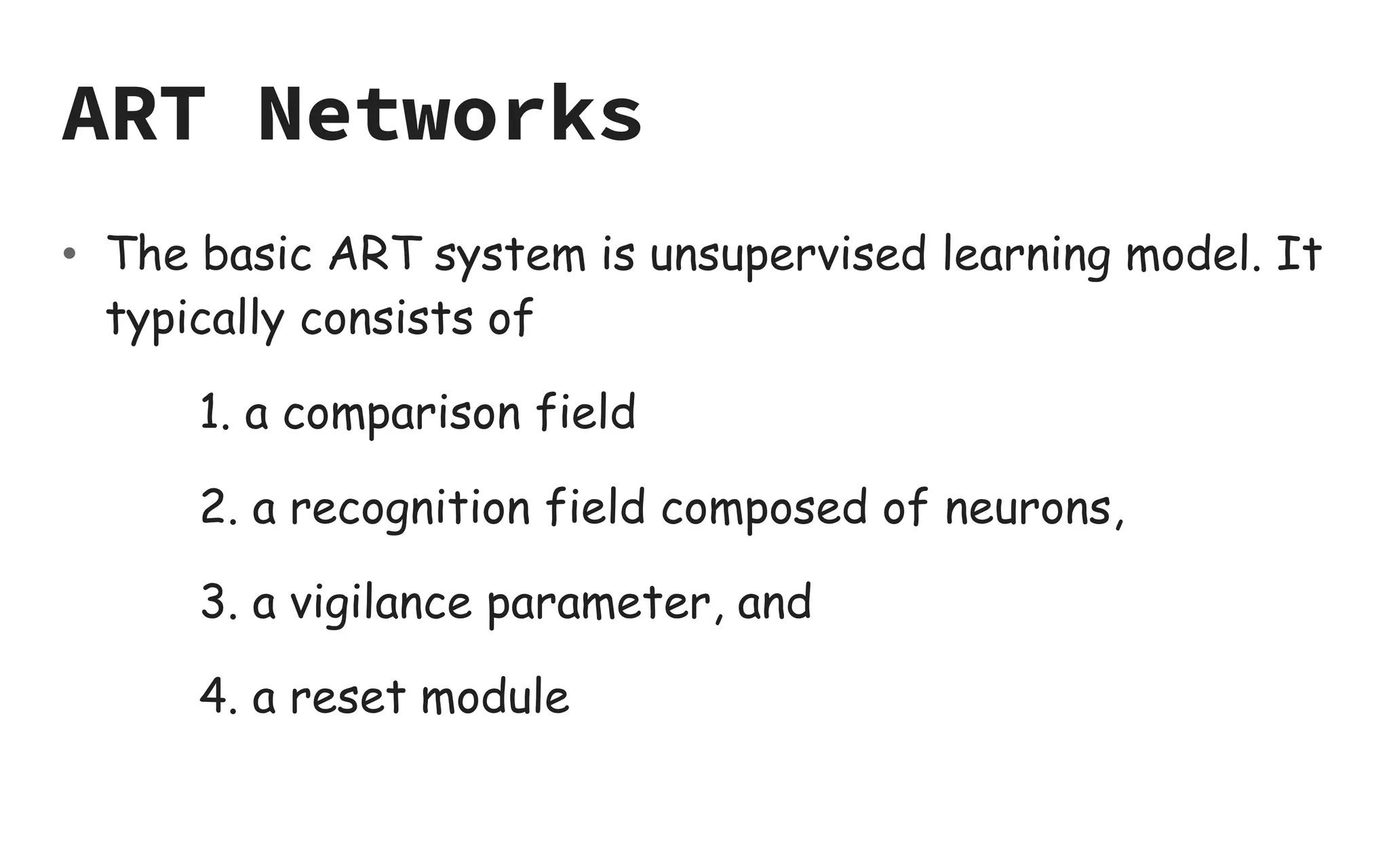 Adaptive Resonance Theory | PPT Adaptive Resonance Theory | PPT