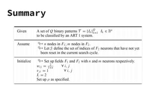 Adaptive Resonance Theory | PPTX