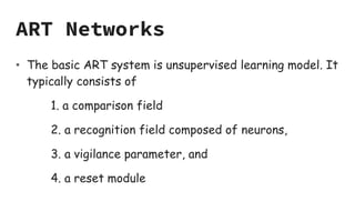 Adaptive Resonance Theory | PPTX