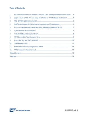 Adaptive rfc troubleshooting guide | PDF