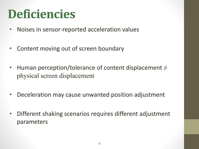Adaptive Screen Stabilization | PPT Adaptive Screen Stabilization | PPT