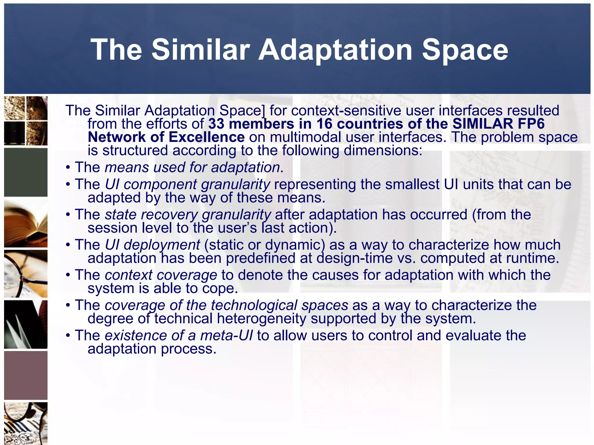 Adaptive Service Interfaces | PPT