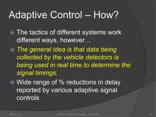 Adaptive Signals 101 | PPTX | Technology & Computing