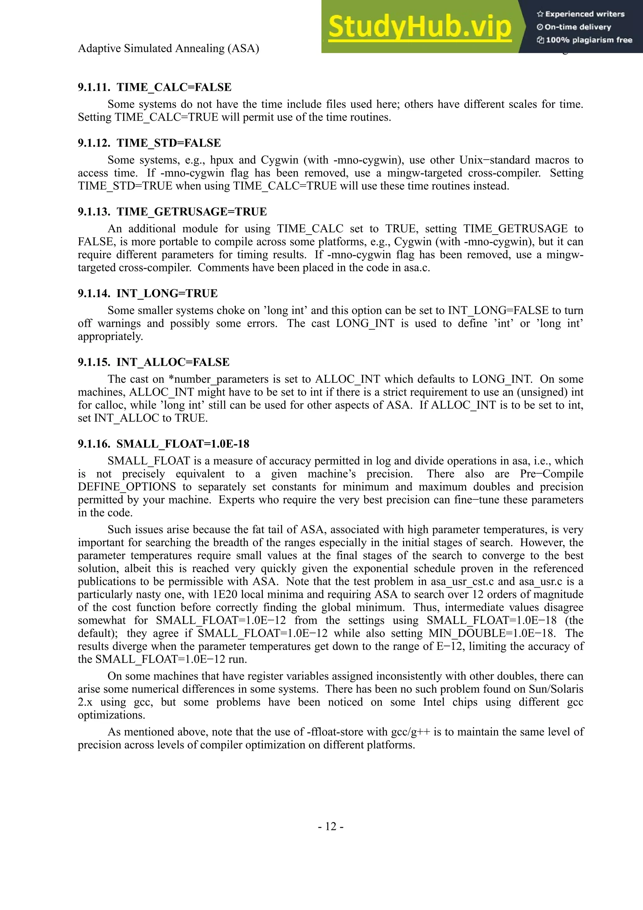 ADAPTIVE SIMULATED ANNEALING (ASA | PDF | Programming Languages | Computing