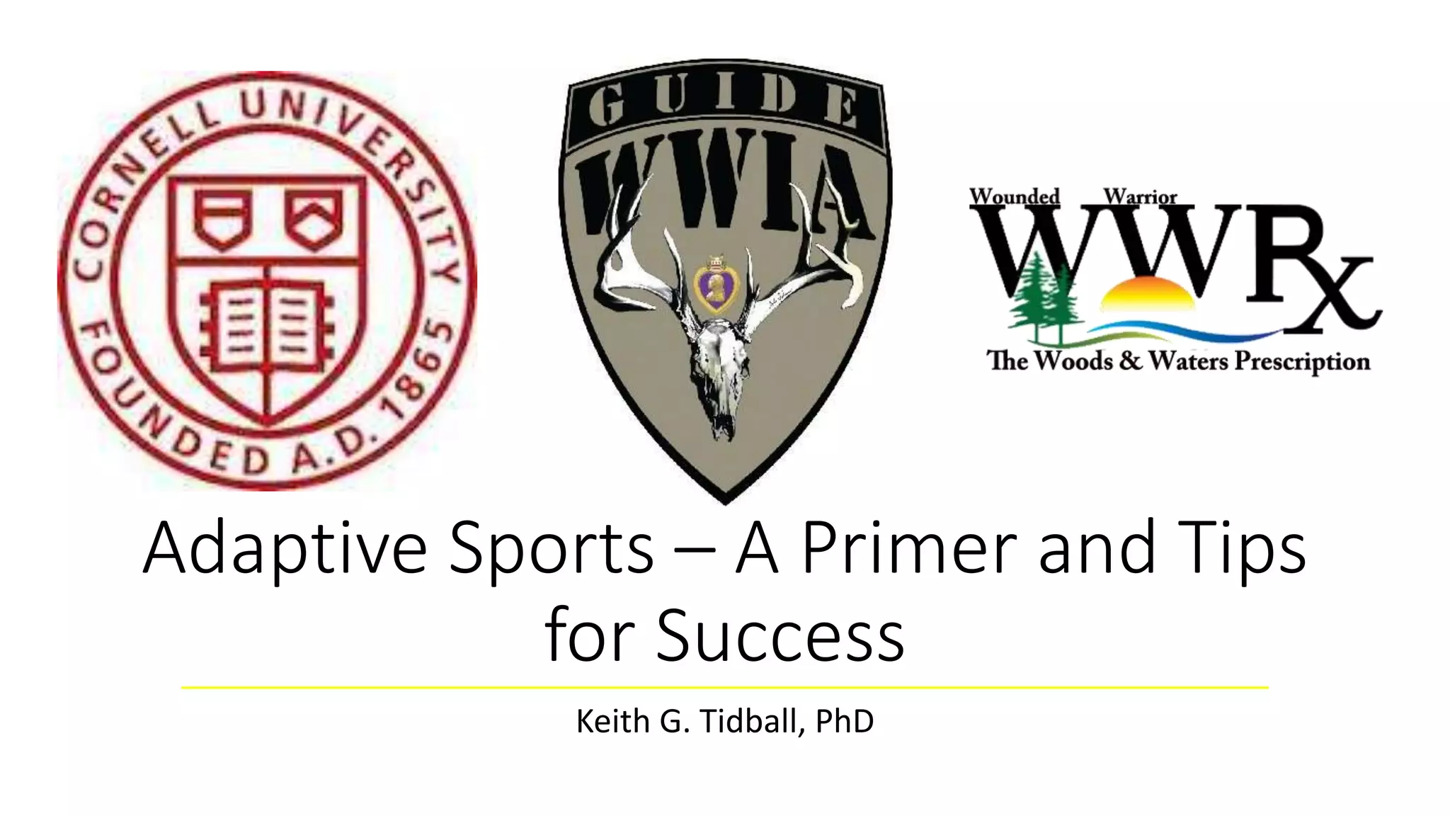 Adaptive sports - A Primer and Tips for Success | PPT
