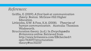 Adaptive structuration theory and Information Systems Approach to ...