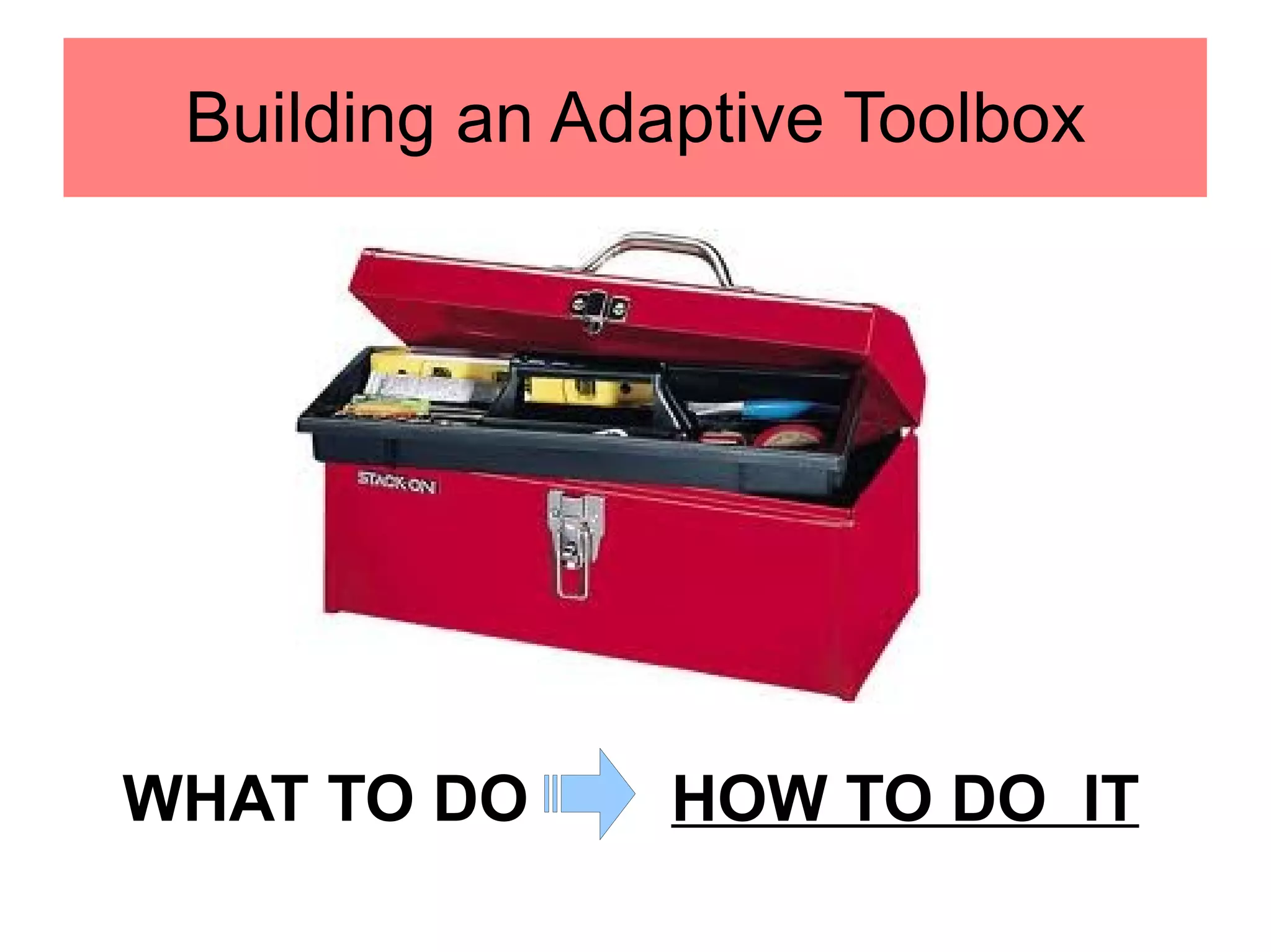 Adaptive toolbox v3.1 | ODP