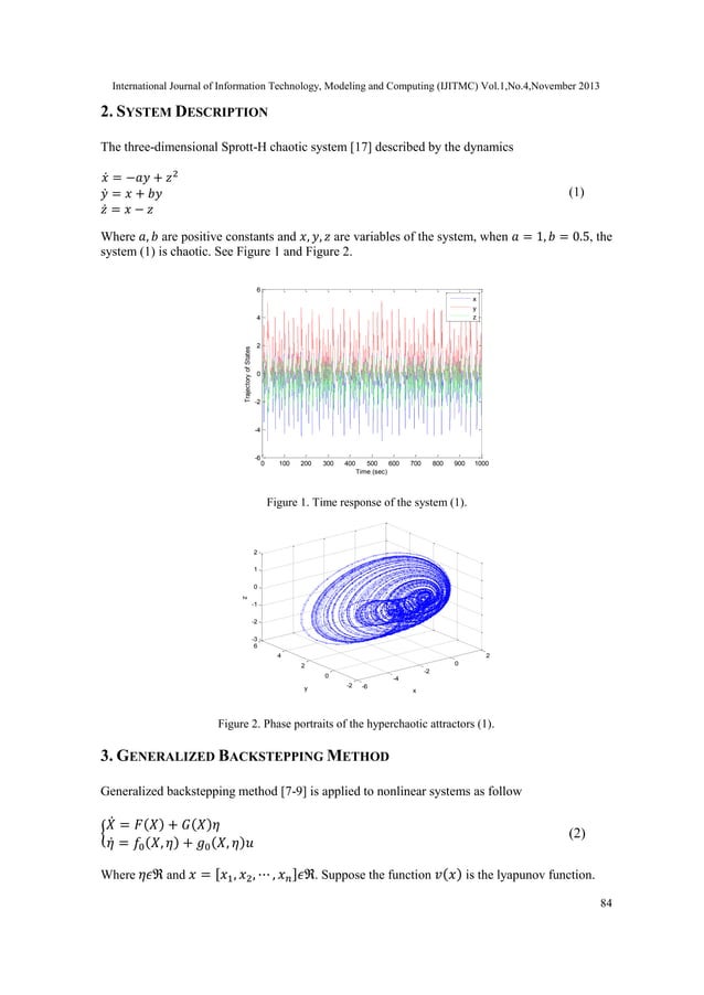 Adaptive Tracking Control Of Sprott H System Pdf