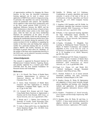 Adaptive Training of Radial Basis Function Networks Based on Cooperative | PDF